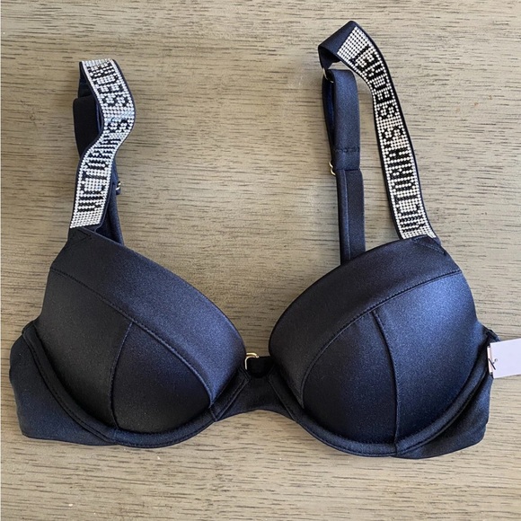 Victoria's Secret | Swim | Nwt Victorias Secret Shine Strap Bikini Top ...